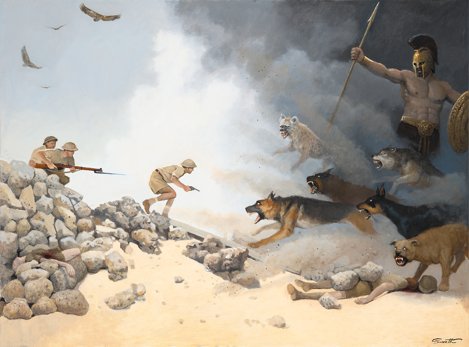 Gallipoli Art Prize PETER SMEETH “Cry Havoc! and let slip the Dogs of ...