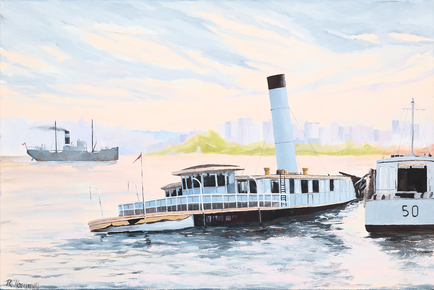 Gallipoli Art Prize » ROBERT HAMMIL Remembering the Kuttabul