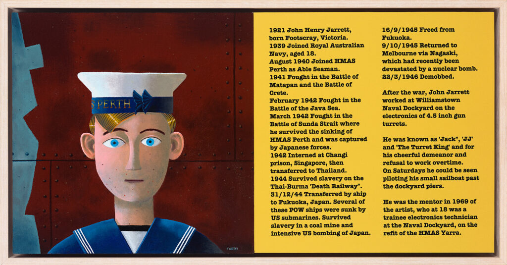 Gallipoli Art Prize RODNEY FORBES Able Seaman John Henry Jarrett, RAN ...