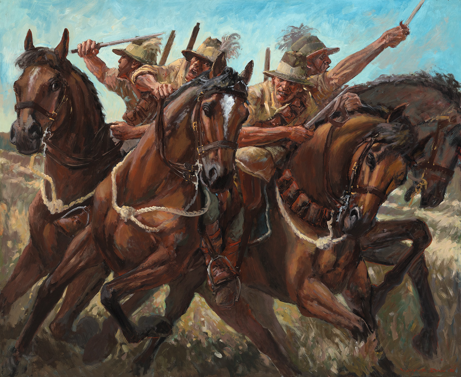 Gallipoli Art Prize Wayne Davis - Lighthorse Section *Highly Commended ...